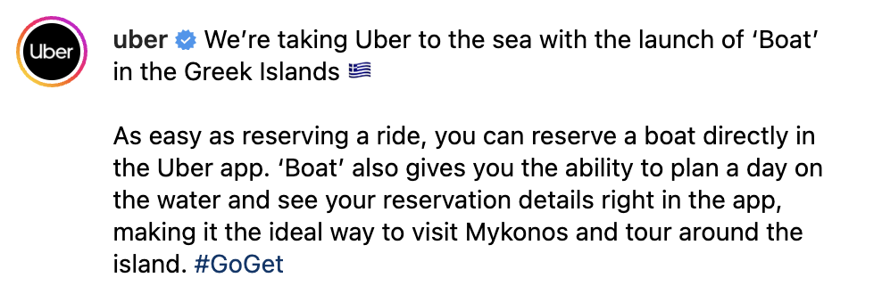 SAY WHAT... Uber Boat Cruises into Mykonos? Your Euro Summer sorted.
